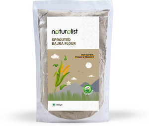 Naturalist Sprouted Bajra Flour | 100% Natural | Fibre, Protein and ...