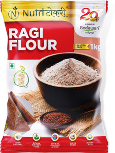 Nutri tokri Ragi Flour 100% Natural Finger Millet Flour | Nachni Atta ...