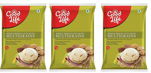 GOODLIFE Whole Wheat Atta with Multigrain 3 kg Price in India - Buy ...
