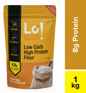 Lo! Foods High Protein Flour | 8 Gms Protein Per Roti | Low Carb Keto ...