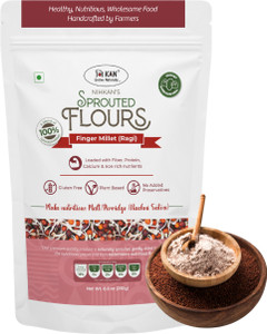 NIHKAN Sprouted Ragi Flour (Finger Millet) - Nachni sattva Price in ...