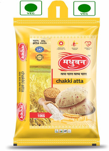 Madhuban Chakki Aata 10KG Made from the finest quality wheat grains ...