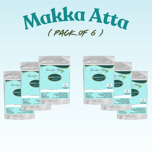 GRANDMAA Millets Makka ATTA 3kg | Natural & 100% Pure Atta (pack of 6 ...