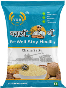 VGBNP 100% Natural Chana Sattu Flour (Bhuje Chane ka atta) Homemade ...