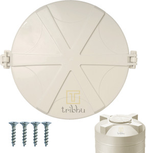 TRIBHU Pure Unbreakable Plastic Water Tank Open & Closing Lid, Water ...