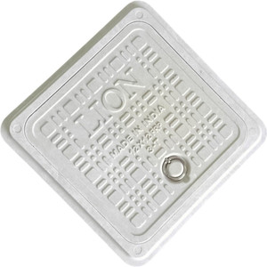 GAYATRI CORPORATION 12x12 Inch Heavy Duty Flat Manhole Chamber Cover, 3 ...