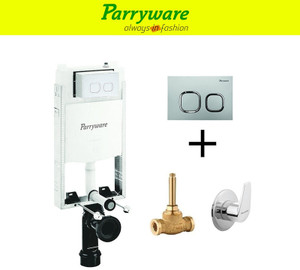 Parryware Half Frame Concealed Cistern with Edge concealed body upper ...