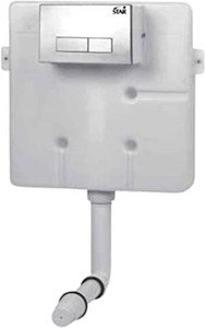 STAR Concealed Cistern Slim Flush Tank with Flush Plate Dual Flush Tank ...