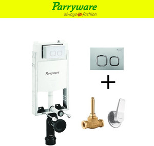 Parryware Half Frame Concealed Cistern with Aqua concealed body upper ...