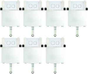 Parryware Concealed Cistern with Flush Plate set of 7 pic 091 Dual ...