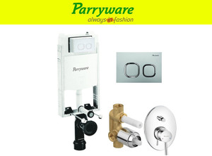 Parryware Half Frame Concealed Cistern, with divater body upper part ...