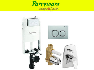 Parryware Half Frame Concealed Cistern, with divater body upper edge ...