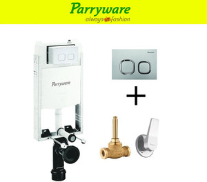 Parryware Half Frame Concealed Cistern with Aqua concealed body upper ...