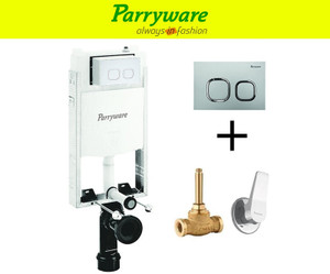 Parryware Half Frame Concealed Cistern with Aqua concealed body upper ...