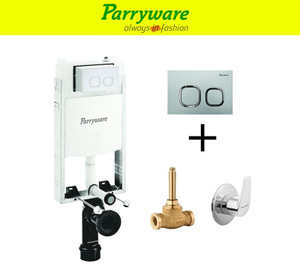 Parryware Half Frame Concealed Cistern with Edge concealed body upper ...