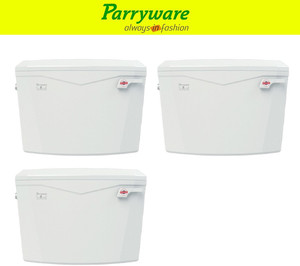 Parryware Slimflush Tip Top Polypropylene Cistern set of 3 pic 342 Side ...