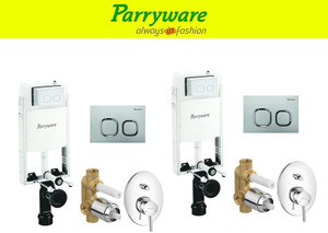 Parryware Half Frame Concealed Cistern, with divater body upper part ...