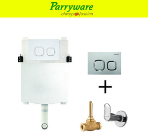 Parryware Linea Concealed Cistern with concealed body alpha upper part ...