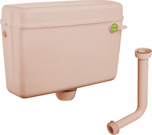Lipka Round PVC Flushing Cistern Pink Colour Side Handle Flush Tank ...