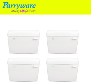 Parryware Slimline Single Flush Cistern set of 4 pic 0078 Side Handle ...