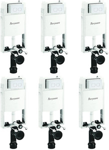 Parryware Half Frame Concealed Cistern with Flush Plate set of 6 pic ...