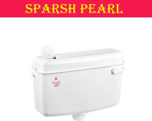 Sparsh Pearl Flo single flush tank cisten with air frehener set of 1 ...