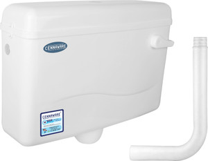 CENNAWARE CS-101 Wave PVC Flushing Cistern Complete Set with L Bend ...