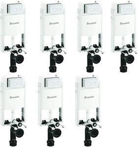 Parryware Half Frame Concealed Cistern with Flush Plate set of 7 pic ...