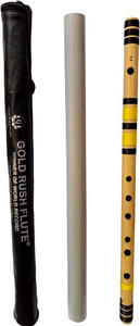 Gold Rush C Sharp Scale Medium Professional Right Hand Bansuri Charming ...