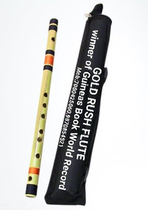 Gold Rush C Scale Medium Professional Left Hand Bansuri Charming Tune ...