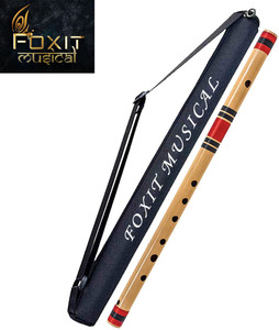 Foxit Musical C Natural 7 Hole Right Hand Bansuri Size 19 inches Bamboo ...