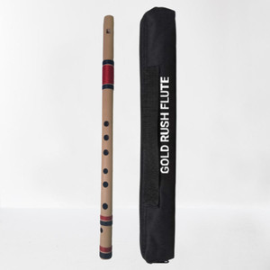 Gold Rush A Sharp Base State Professional Flute 22 inch Size With Carry ...