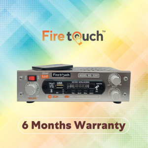 Fire Touch FM Radio Multimedia Speaker with Bluetooth, USB, SD Card ...