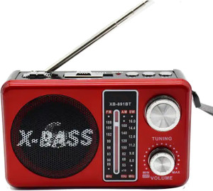 Fangtooth XB-891BT Bluetooth Mp3 Player with LED Torch AM/FM/SW 3 Bands ...