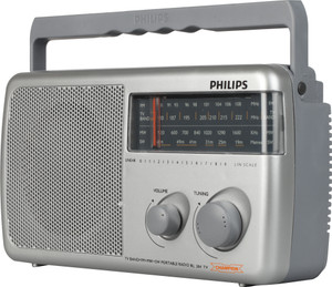 Philips Radio RL384TV/N with MW/FM/SW/TV Bands, 500mW RMS Sound output ...