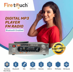 Fire Touch AC/DC FM Radio Bluetooth, multimedia Speaker with , USB, SD ...