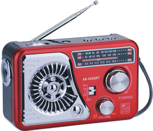 Fangtooth XB-522BT Bluetooth USB/Mp3 Player with LED Torch AM/FM/SW 3 ...