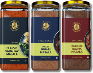 Peepal Essentials Nihari,Rajma,& Vada Pav masala:Pure flavor,no colors ...