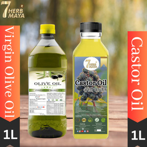 7Herbmaya Cold Pressed Castor Oil for Hair & Skin Care/Extra Virgin ...