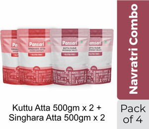 Pansari 2N Kuttu Atta, 2N Singhara Atta Combo Price in India - Buy ...
