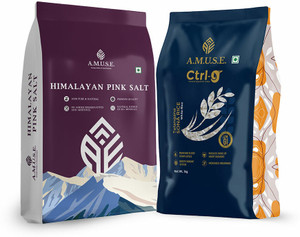 A.M.U.S.E. White Rice | Himalayan Pink Salt| Combo of Rice & Salt-2 Kg ...