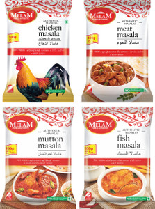 MELAM Non-Veg Masala Combo | Pack of 4 | Fish, Chicken, Mutton & Meat ...
