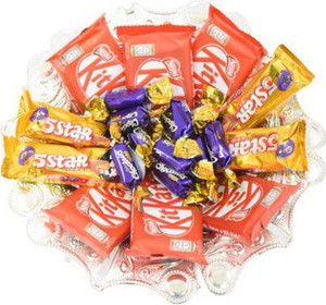 Cadbury Stylish Silver Katora Basket With Delicious Chocolates And ...