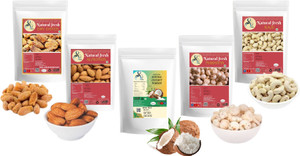 Sarin Dry Fruits Combo / Dry Dates,Almonds, Coconut Powder, Makhana ...