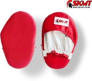 SKMT Boxing Leather Punch Focus Mitts - Target Training Hand Pads for ...