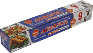 AGRO FOIL Pack of 2 9M Food Wrapping Paper for Roti Roll Wrap, Burger ...