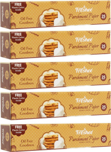 Freshee 25 Meter Pack Of 5 Parchment Paper Roll Idle For Baking and ...