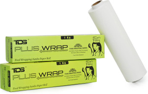 TDS PLUS WRAP 1 Kg Jumbo Food Wrapping Butter Paper Roll (Pack 2 ...