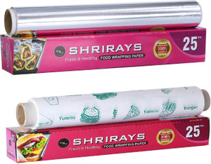 Shrirays Combo Pack of Butter Paper & Aluminum Foil | Roti Wrap | Food ...