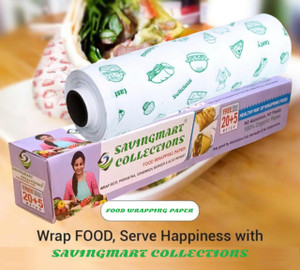 SAVINGMART COLLECTIONS FOOD WRAPPING PAPER 25 MTR | PAPER FOIL | BUTTER ...